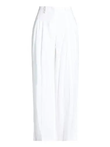 Peserico Wide-leg Linen Pants - White