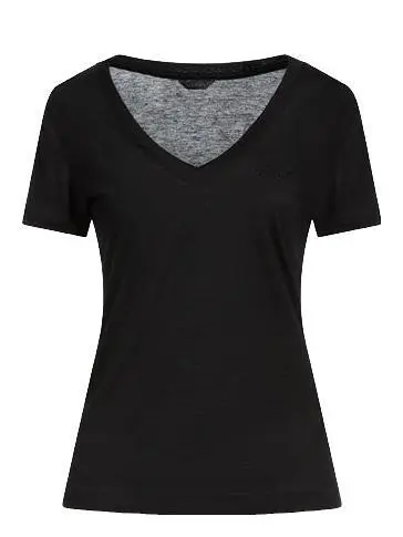 Guess T-shirt In Lyocell - Black