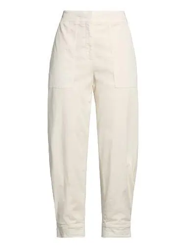 Peserico Pescherico Cotton Elastane Tapered Pants - Ivory