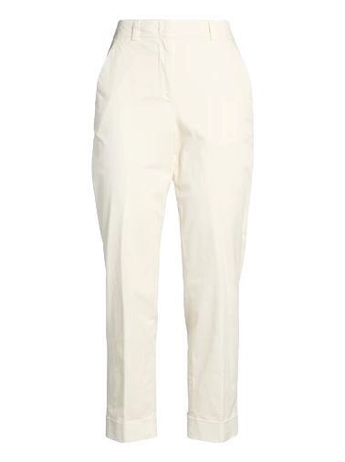 Peserico Cotton Elastane Pants - Ivory