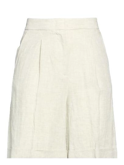 Peserico Linen Bermuda Shorts - Light Green
