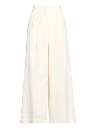 Peserico Wide-leg Easy Pants - White