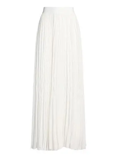 Peserico Maxi Pleated Skirt - White
