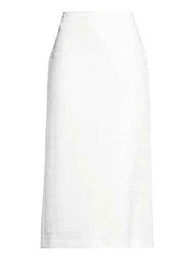Peserico Sequin-appliquéd Midi Skirt - White