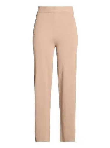Peserico Straight-leg Knit Pants - Camel