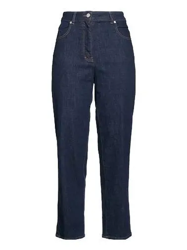 Peserico Tapered High-waisted Jeans - Blue