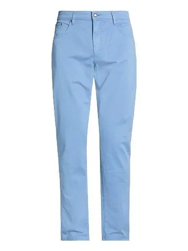 HACKETT Twill Pants With Logo - Blue