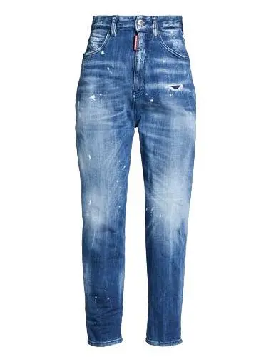 Dsquared2 Tapered Jeans In Denim - Blue