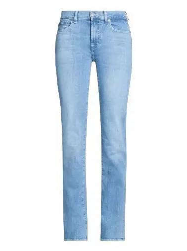 7 For All Mankind Jeans In Cotton And Elastane - Blue