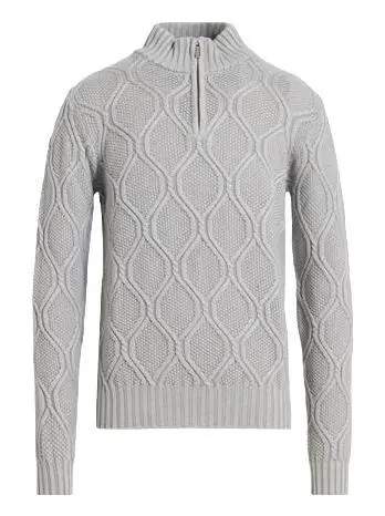 MOORER Mid-weight Knit Wool Sweater - Grey