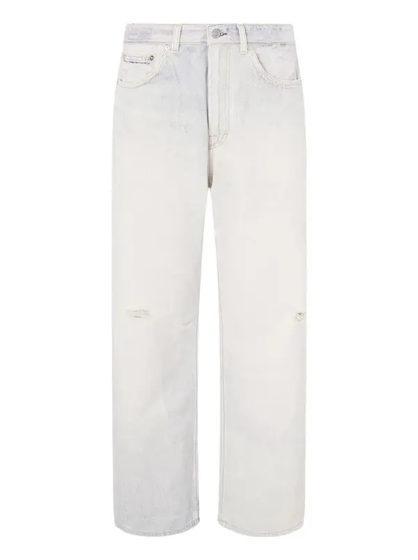 Our Legacy Third Cut Straight-leg Printed Jeans - Neutrals
