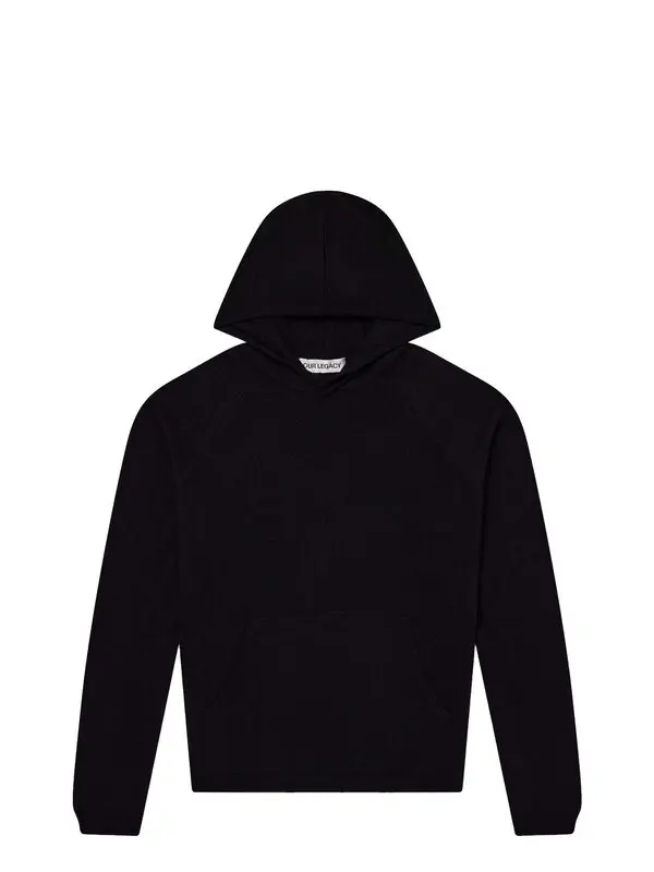 Our Legacy Knitted Silk Hoodie - Black