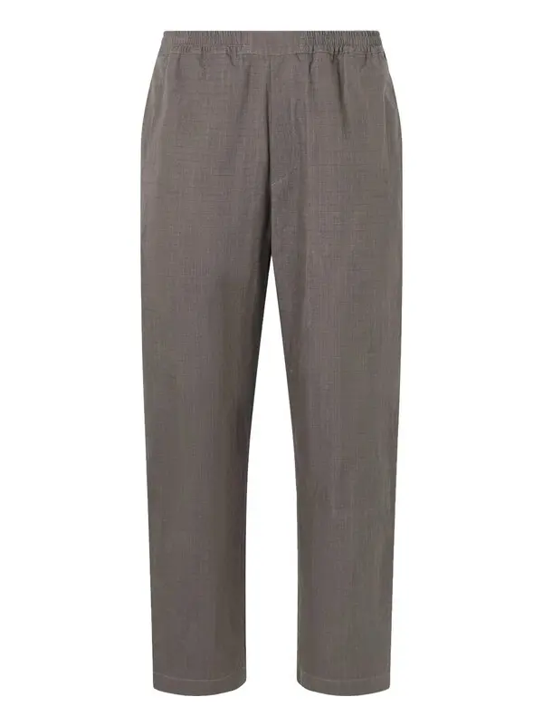 A KIND OF GUISE Straight-leg Cotton-blend Trousers - Brown