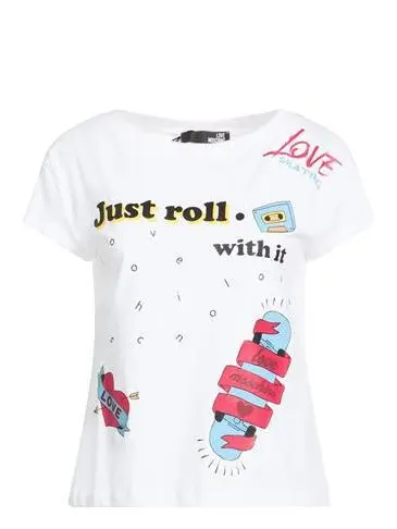 Moschino Printed Jersey T-shirt - White