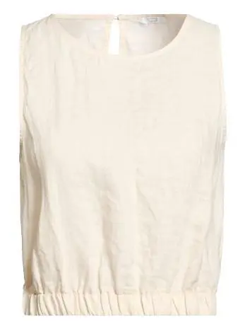 Peserico Linen Sleeveless Top - Off White