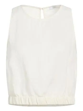 Peserico Linen Sleeveless Top - White