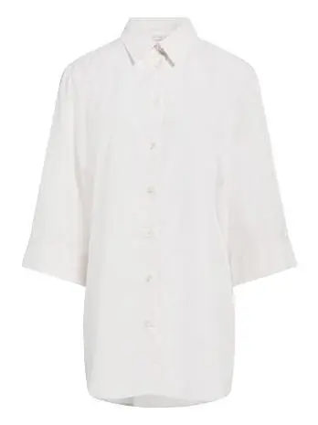 Peserico Long Sleeve Poplin Shirt - Light Grey