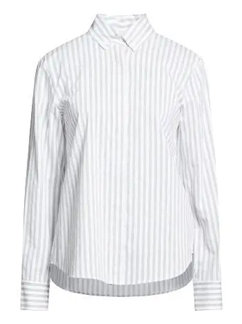 Peserico Striped Viscose-silk Blend Shirt - White