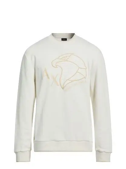 Armani Exchange Cotton Sweatshirt - Off White