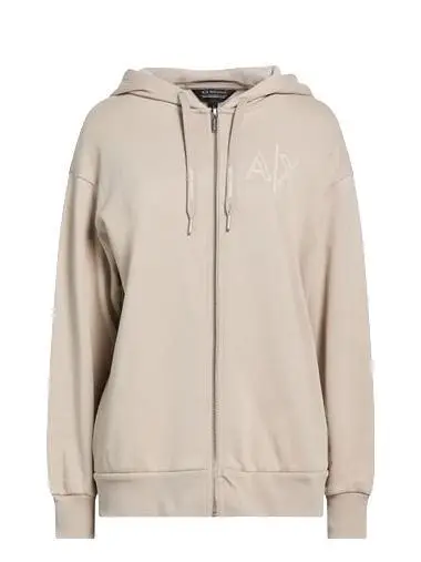 Armani Exchange Cotton-blend Fleece Sweatshirt - Beige