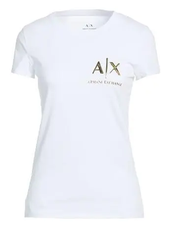 Armani Exchange Printed Jersey T-shirt - White