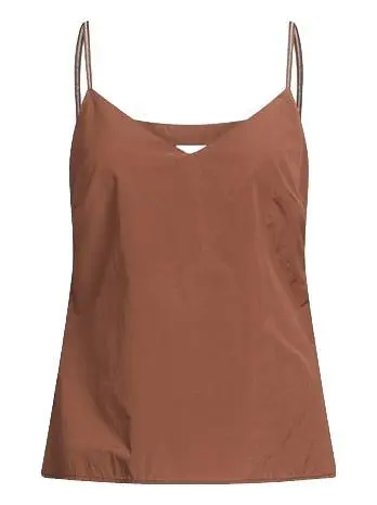Peserico Poplin Top With Appliqués - Brown