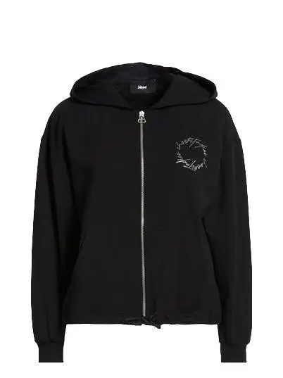 SHOE Hooded Zip Up Sweatshirt - Black