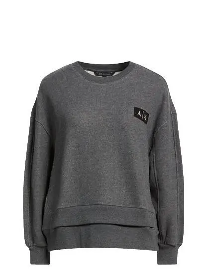 Armani Exchange Sweatshirt In Cotton And Polyester - Grey