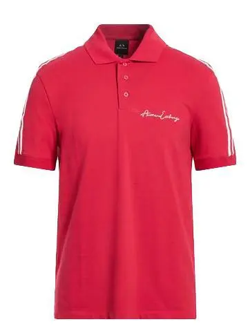 Armani Exchange Polo Shirt Size Cotton, Elastane - Red