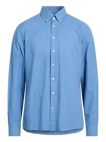HACKETT Shirt Slate Size Cotton - Blue