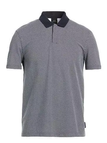 Armani Exchange Polo Shirt Size Cotton, Elastane - Navy