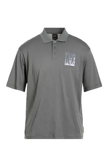 Armani Exchange Polo Shirt Size Cotton - Grey
