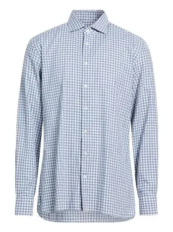 HACKETT Shirt Size Cotton, Lyocell - Blue