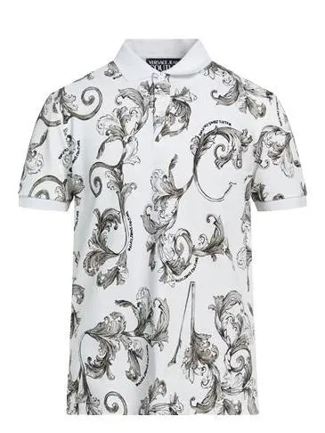Versace Polo Shirt Size Cotton, Polyester, Polyamide - White