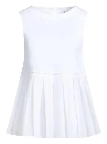Peserico Peplum Top - White