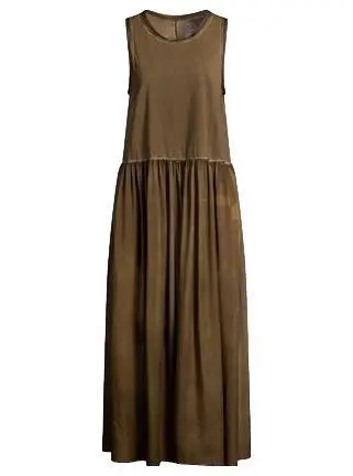 UMA WANG Flared Maxi Dress - Green