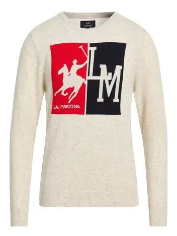 LA MARTINA Lambswool Blend Sweater - Beige
