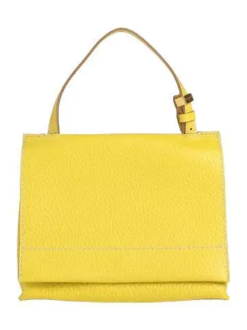 GIANNI CHIARINI Leather Handbag - Yellow