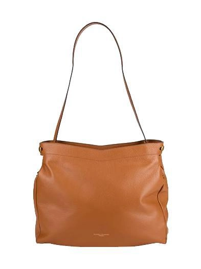 GIANNI CHIARINI Pebbled-leather Shoulder Bag - Beige