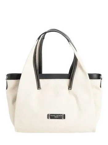 GIANNI CHIARINI Canvas Tote With Appliqués - Beige