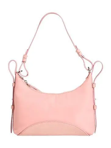 ZANELLATO Handbag In Textile Fibers And Leather - Salmon Pink