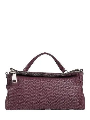 ZANELLATO Leather Shopper Bag - Purple