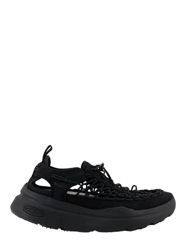 Keen Uneek Wk Suede And Rubber Sandals - Black