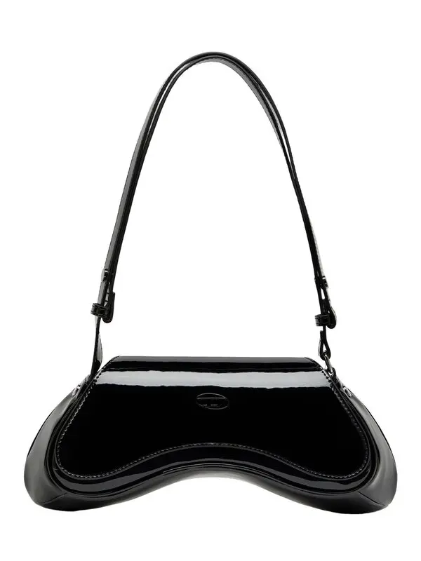 DIESEL® Crossbody Bag Patent Fabric - Black