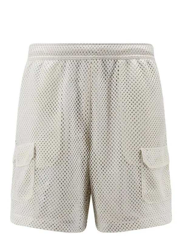 The North Face Nylon Bermuda Shorts With Logo Patch - Beige