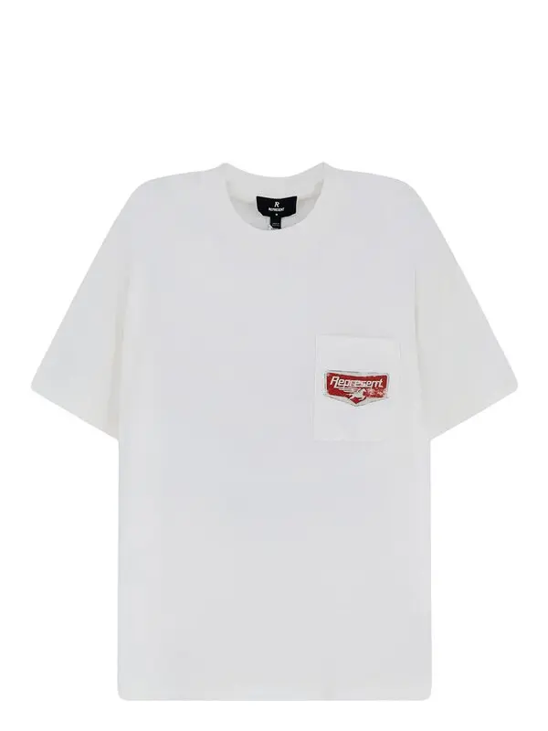 REPRESENT Nothing Faster Cotton Tshirt - White
