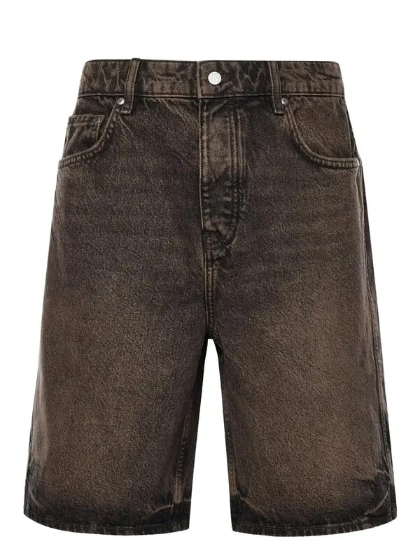 REPRESENT Cotton Bermuda Shorts - Brown