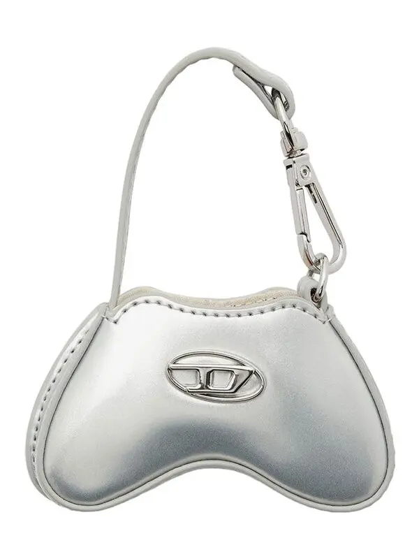 DIESEL® Play Charm Keychain - Silver