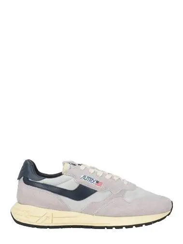 AUTRY Light Leather And Nylon Sneakers - Grey