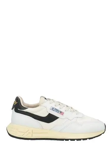 AUTRY Leather And Nylon Low-top Sneakers - Off White